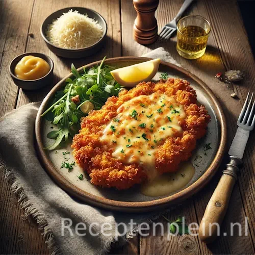 Kipschnitzel met Kaaskorstje