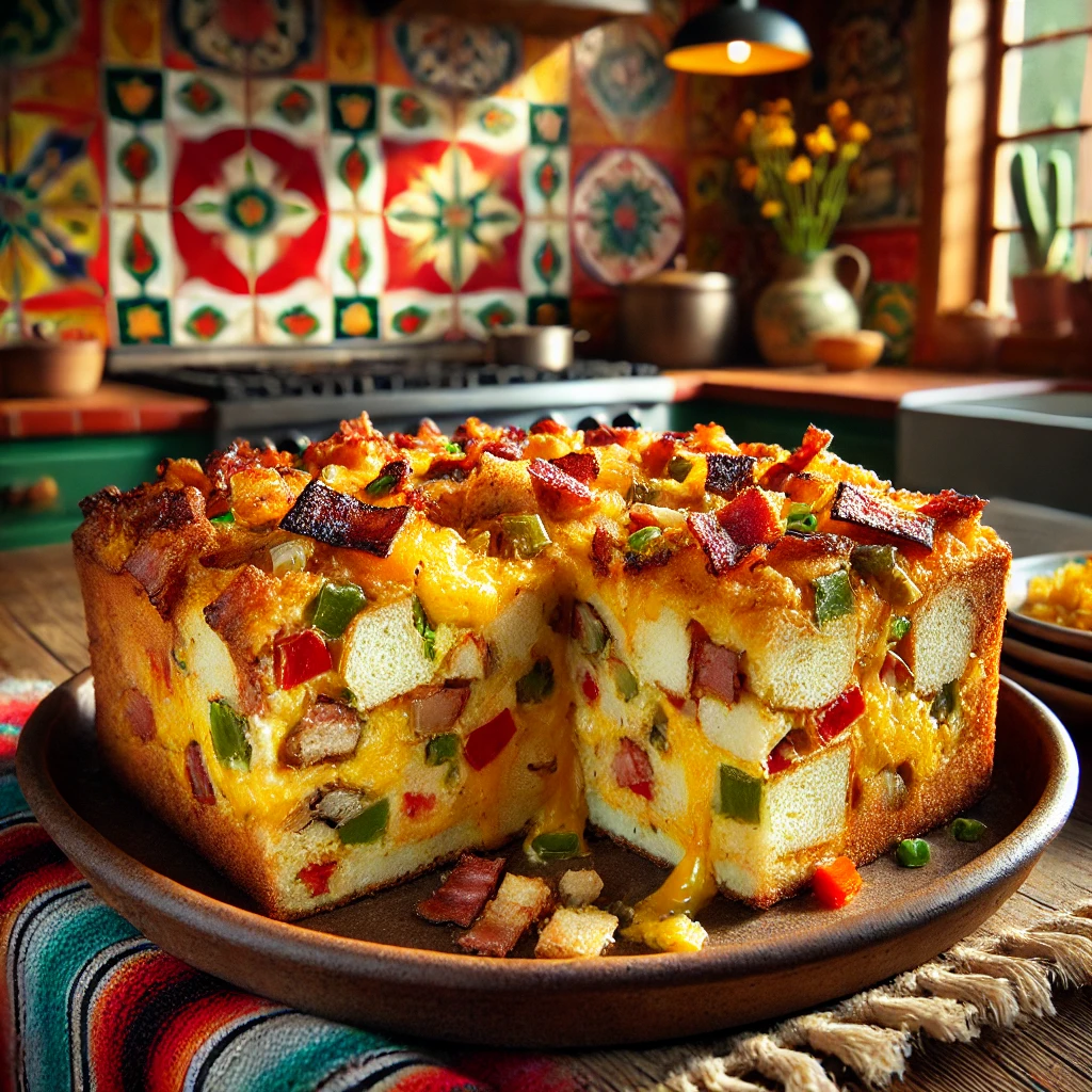 Hartige Broodtaart met Spek, Kaas en Groenten-Receptenplein.nl