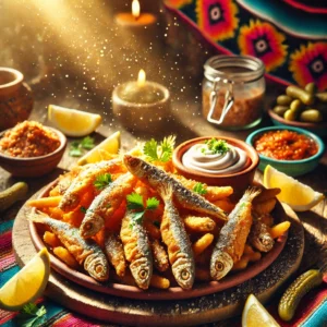 Krokante Gefrituurde Spiering met Ansjovismayonaise-Receptenplein.nl