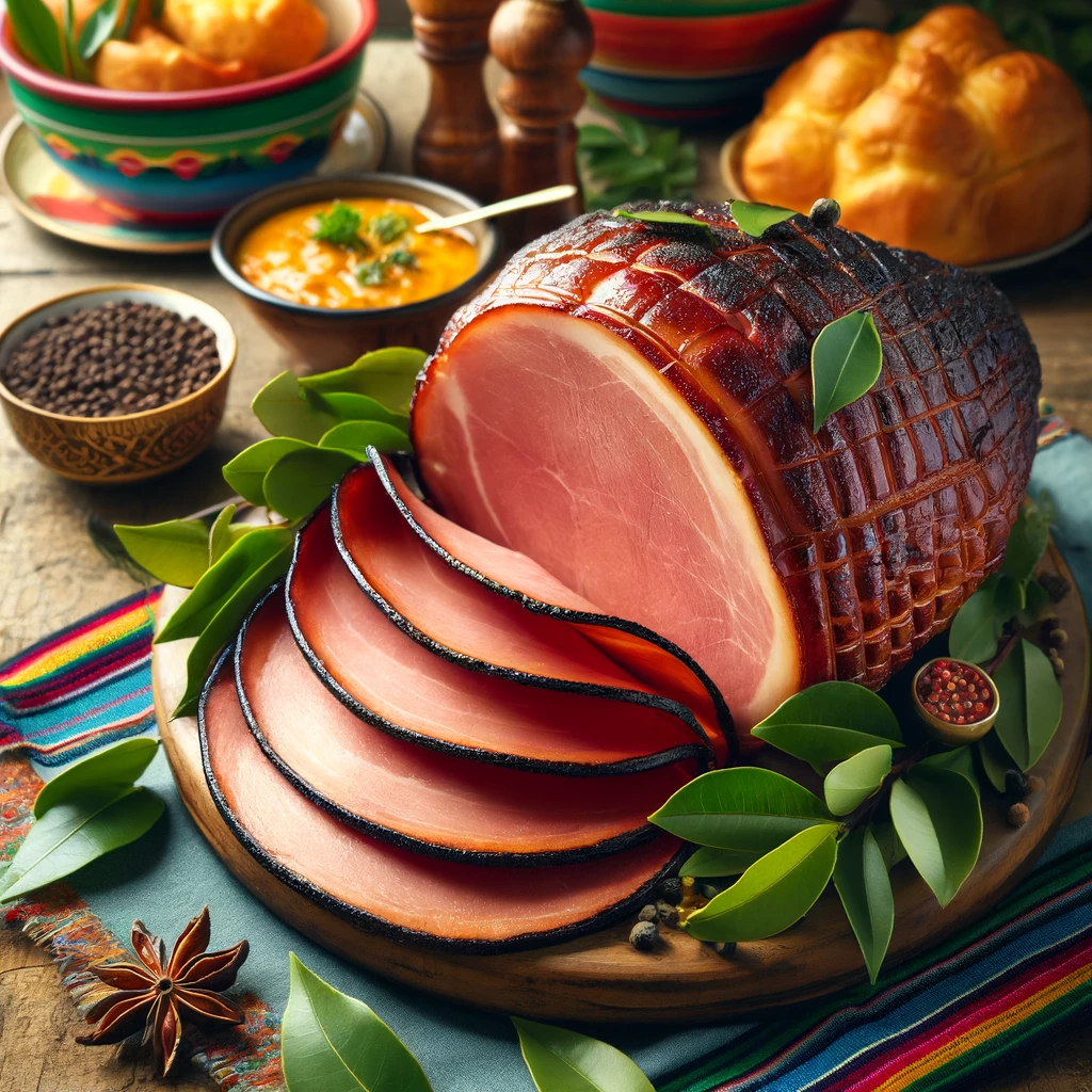 Gerookte Beenham met Kruidige Pekel en Piccalilly