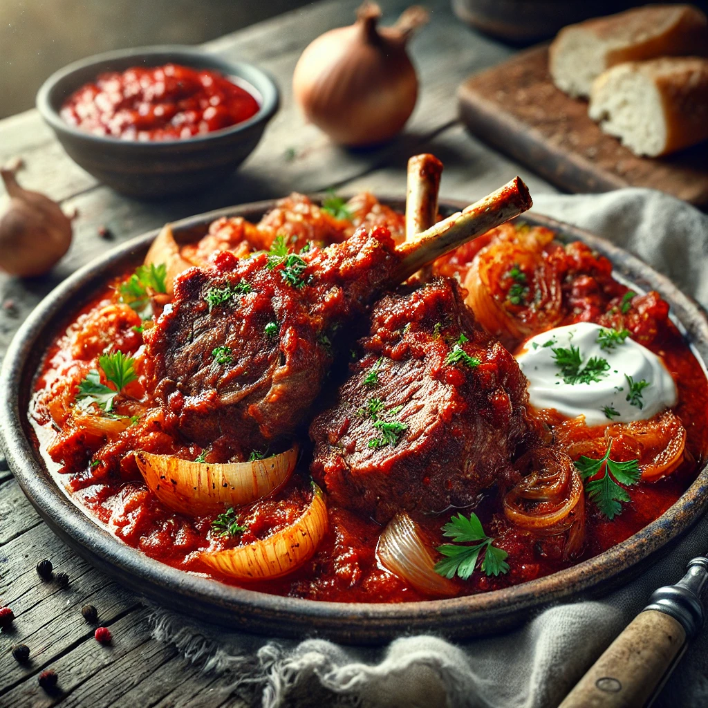 Lamsvlees op z'n Hongaars - Receptenplein.nl